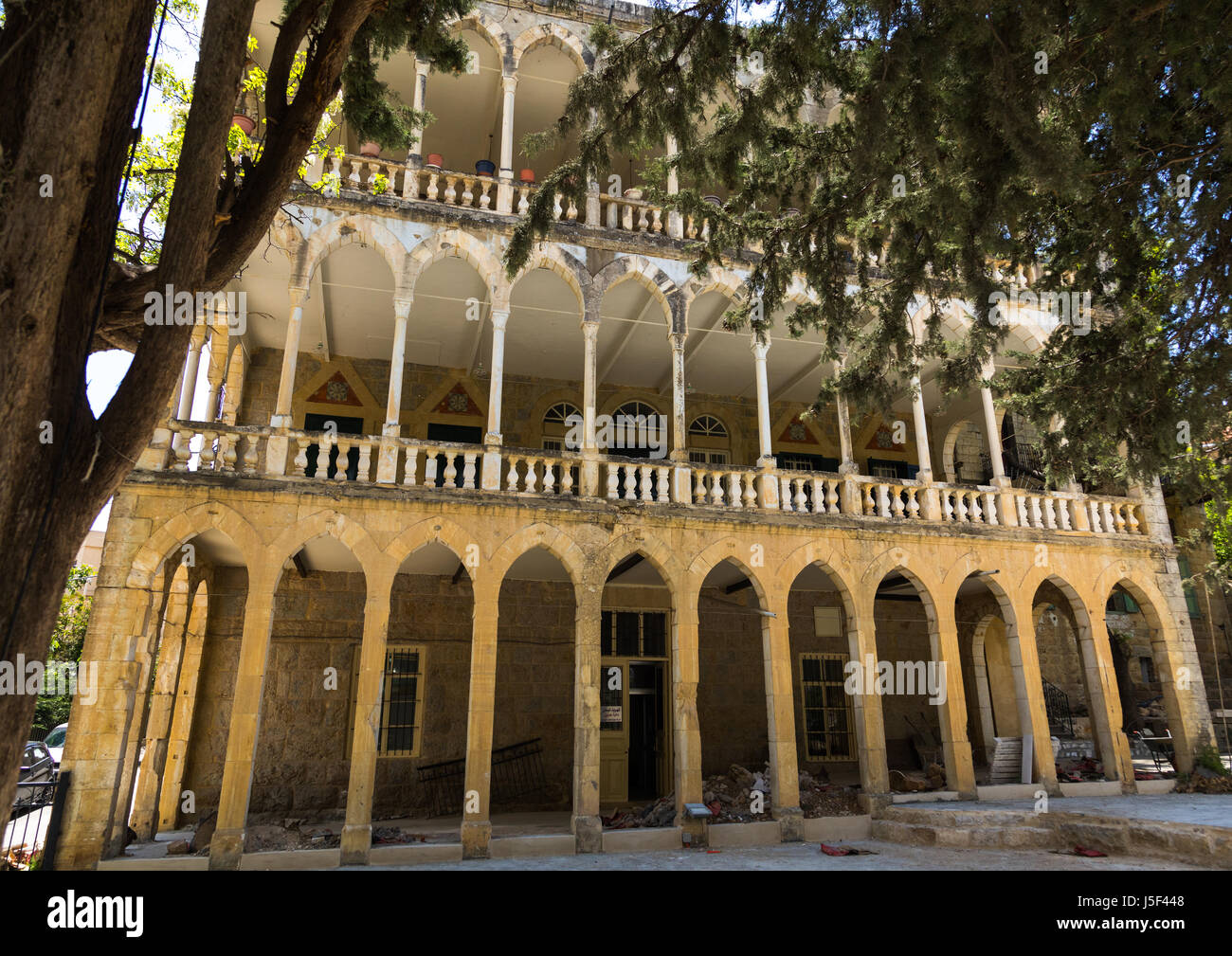Old traditional building, South Governorate, Jezzine, Lebanon Stock ...