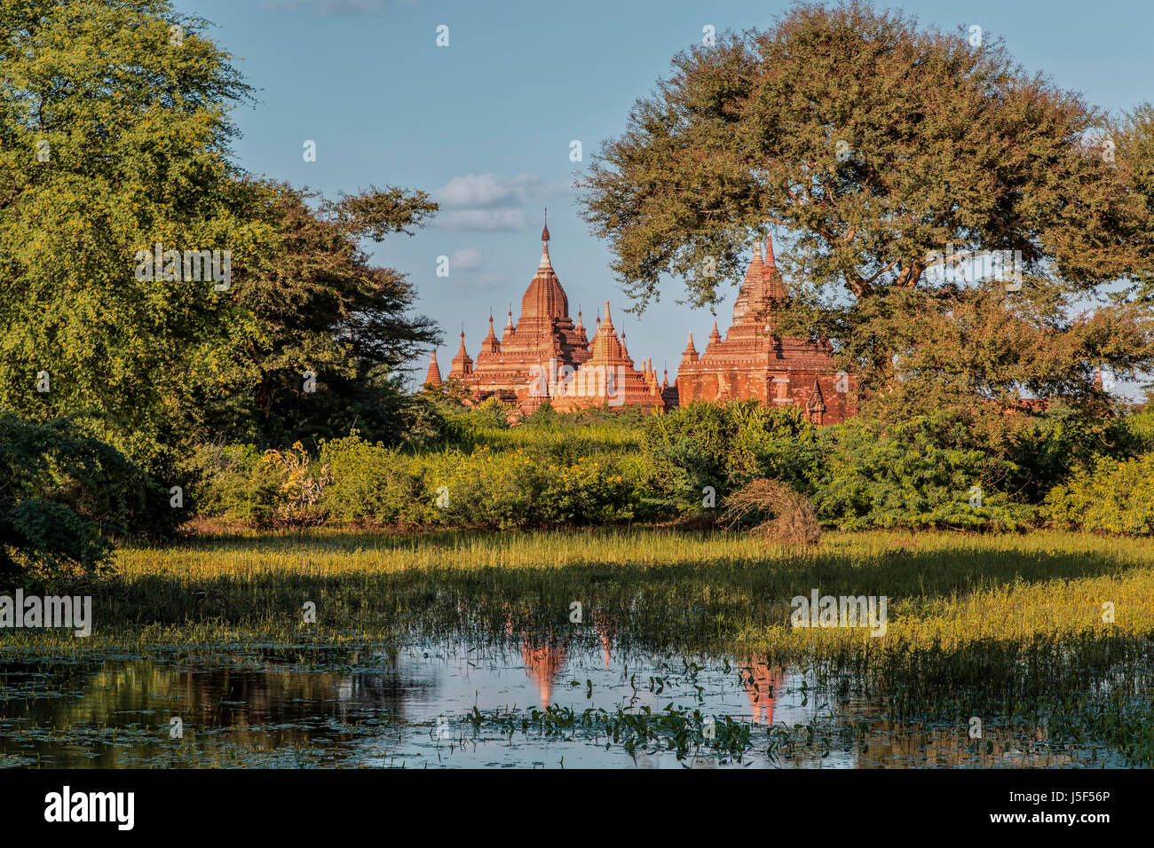 Alchi Village with green fields. Ladakh Stock Photo - Alamy