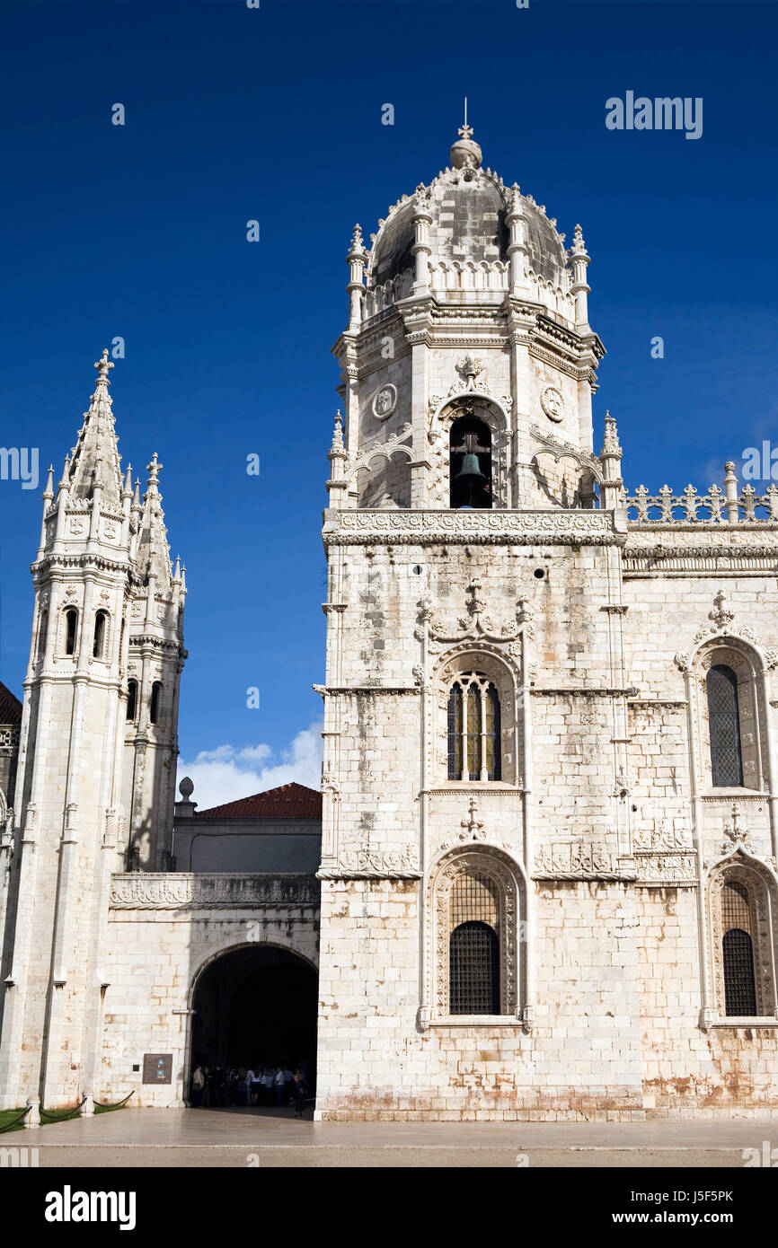 blue portugal monastery world cultural heritage lisbon convent gothic ...