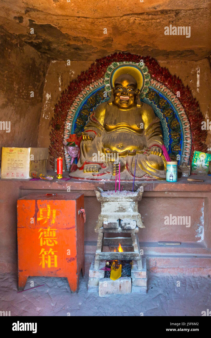 Mount Sumeru Grottoes, Guyuan, Ningxia, China Stock Photo - Alamy