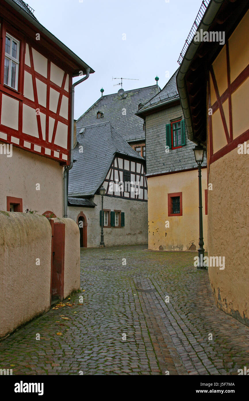 house building city town frame-work germany german federal republic ...