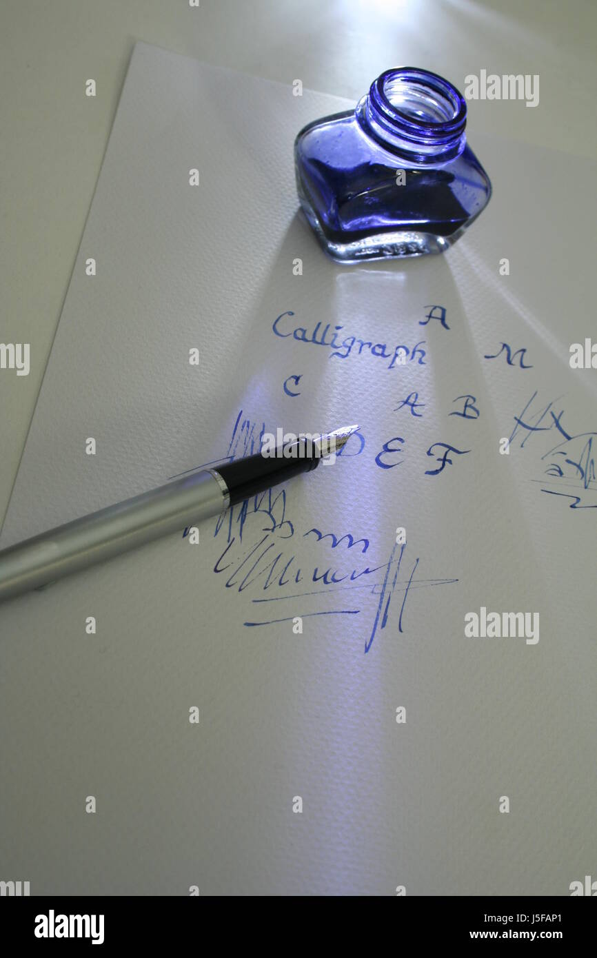 blue ray letters writing font typography symbol picture letter inkstand ...