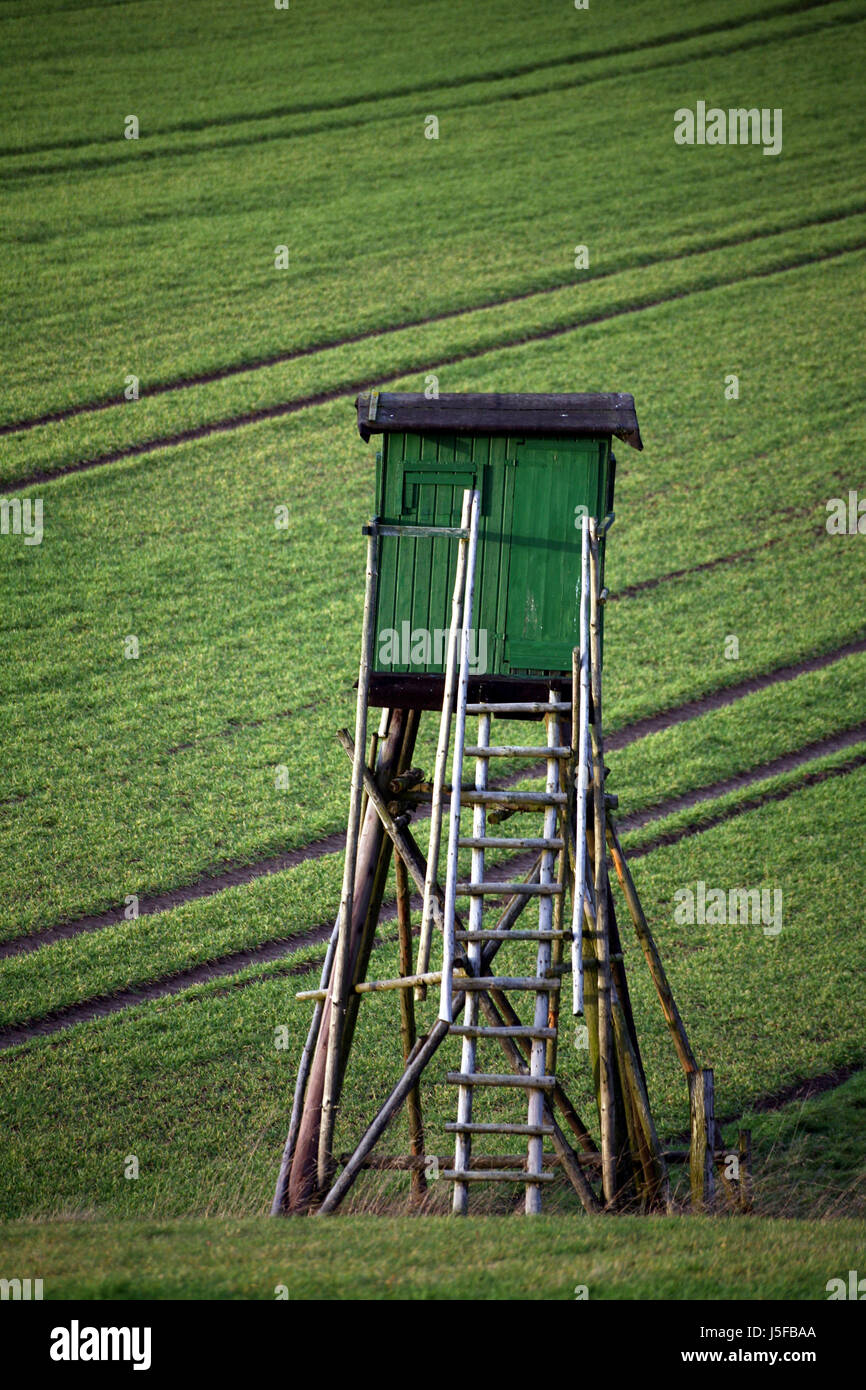 green hunter agriculture farming field sense acre deerstand ladder ...