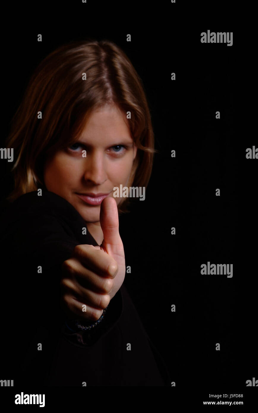 woman gesticulate hand hands lady risk courageous conflict strong face ...