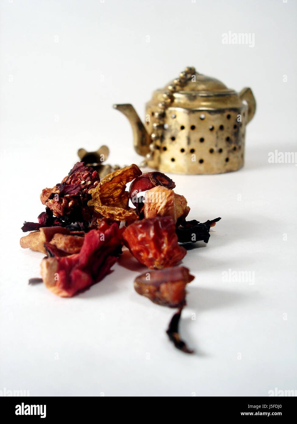 tea blank european caucasian teapot jug spices pot gold red herbs ...