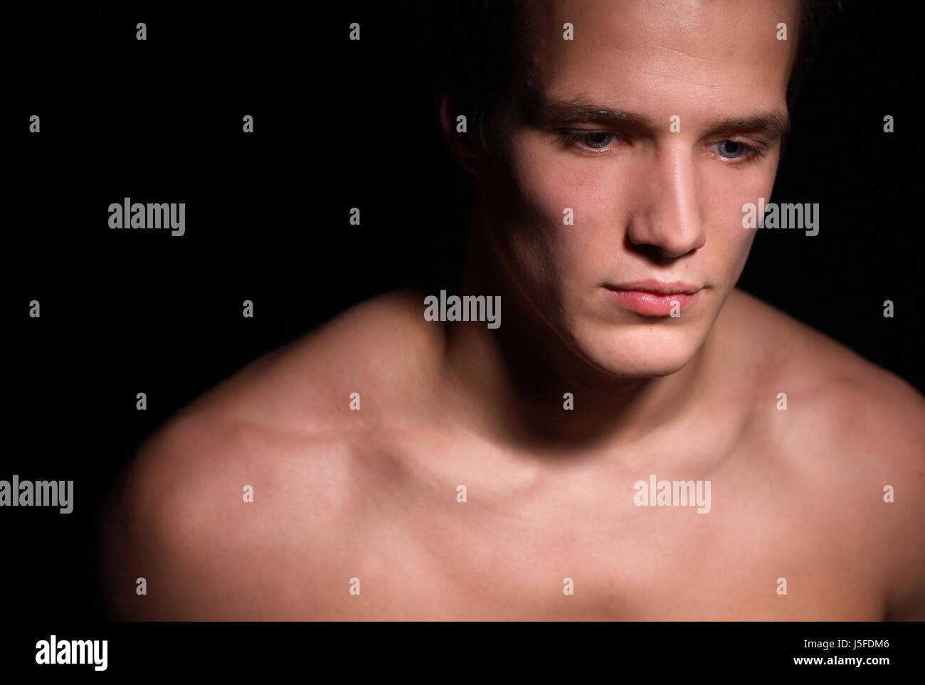 beautiful beauteously nice portrait muscles poses sporty athletic wiry ...