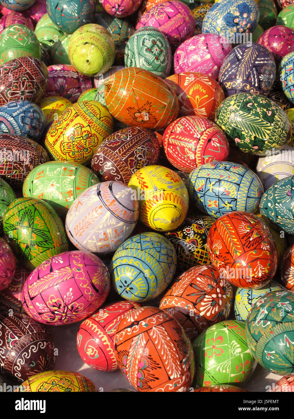russian easter eggs Stock Photo - Alamy
