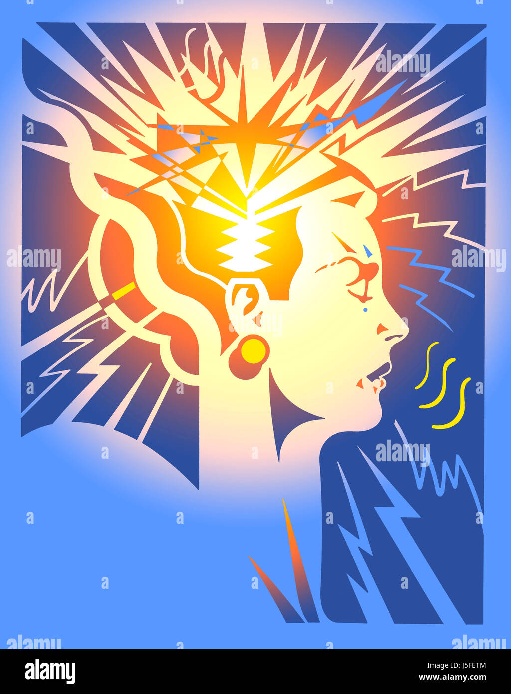 Exploding brain hi-res stock photography and images - Alamy