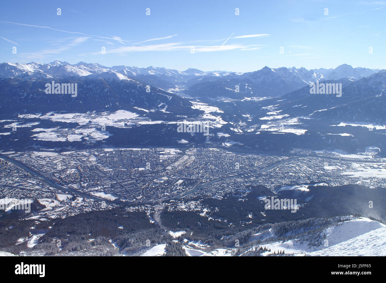 city town winter sight view outlook perspective vista panorama lookout ...