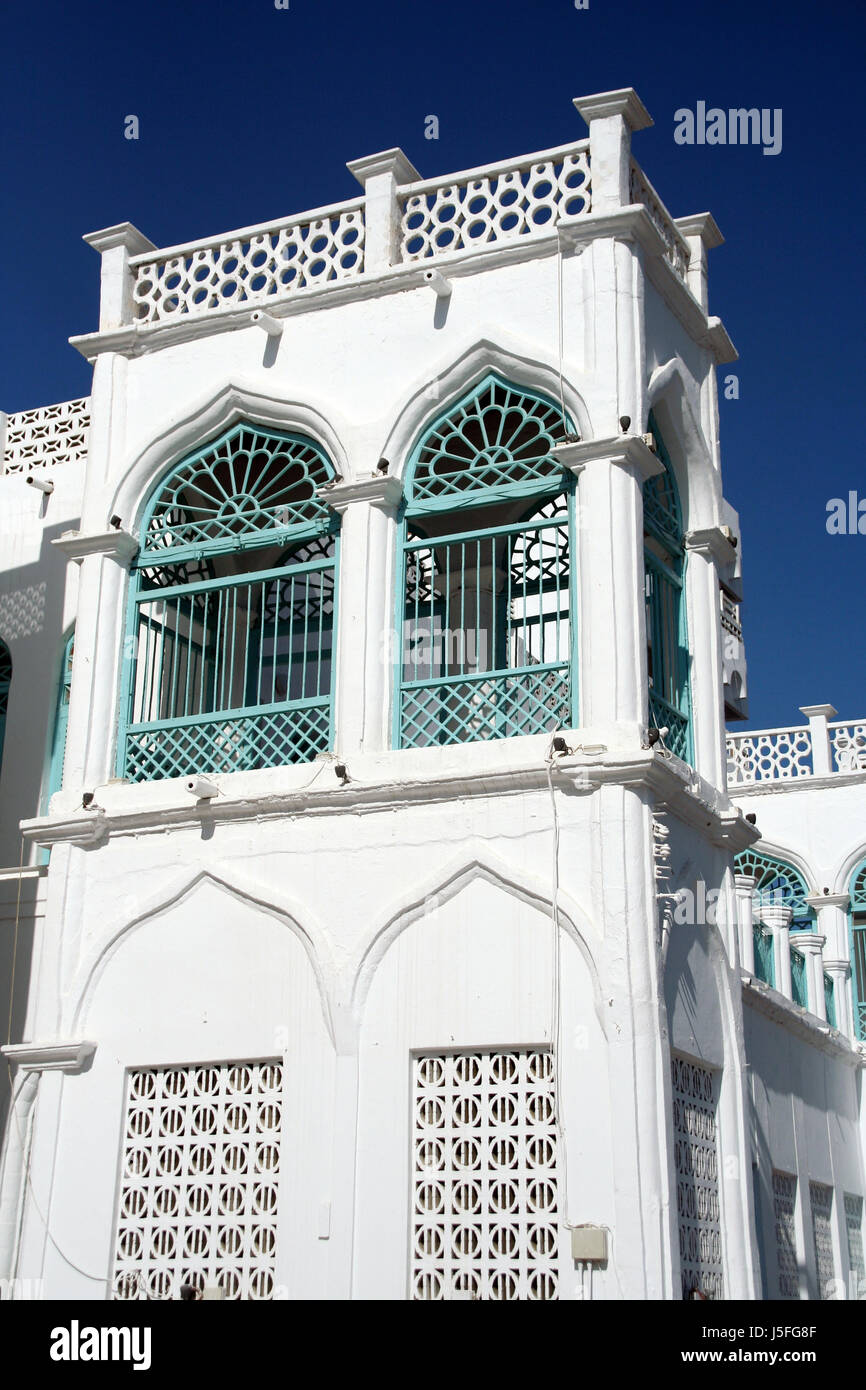 House on Muttrah seafront, Muscat, Oman Stock Photo - Alamy