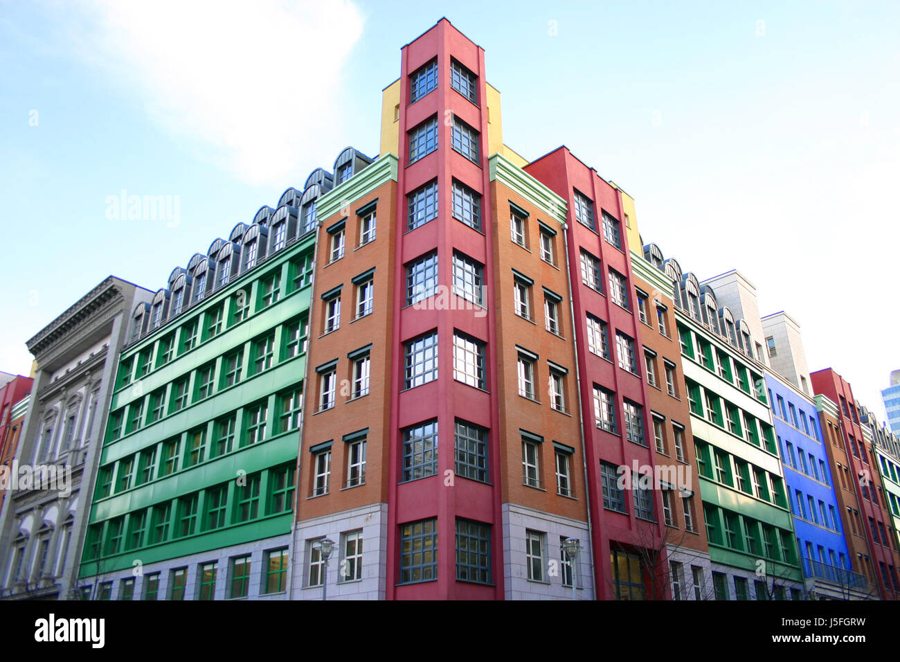 blue house building office houses home dwelling house residential ...