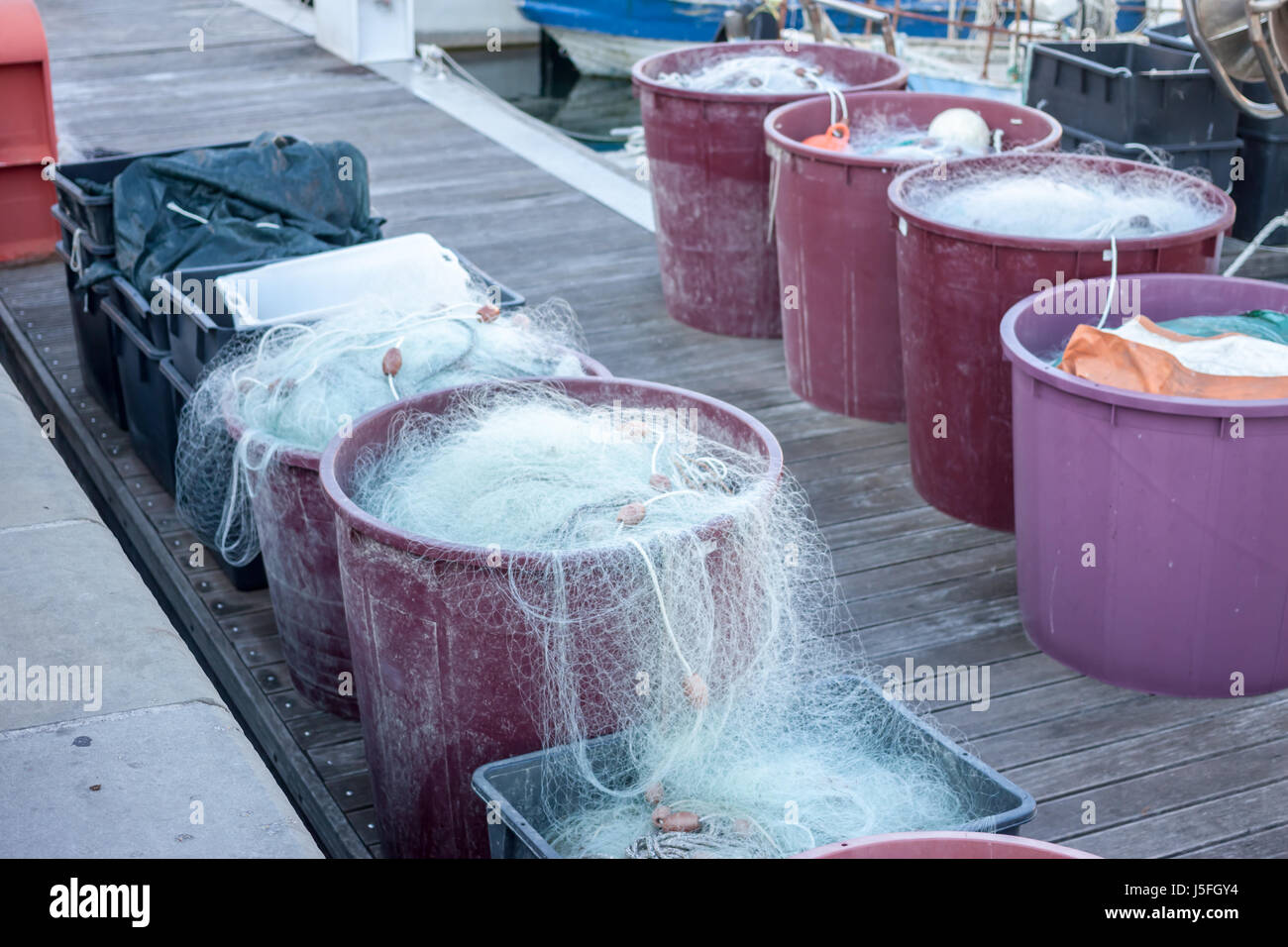 Fishing containers hi-res stock photography and images - Alamy