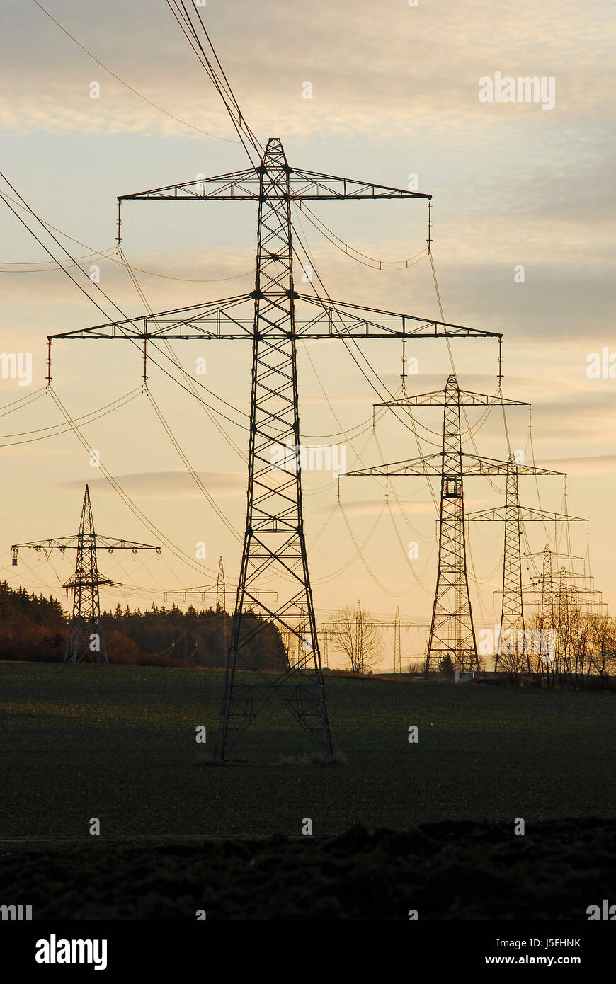 bucolic field alps energy power electricity electric power bavaria ...
