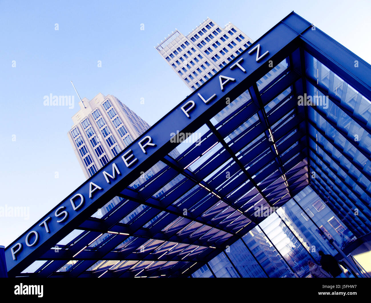 architecture potsdamer platz berlin Stock Photo - Alamy