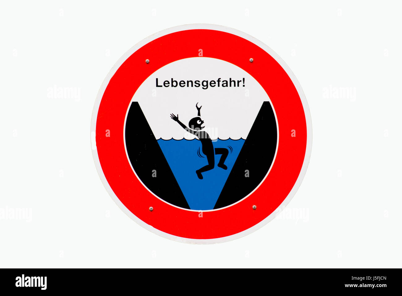 sign signal danger drop caution precipitate danger to life warning tear ...