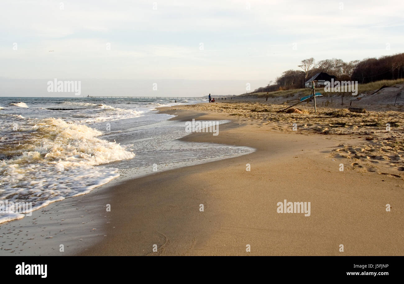 beach of nienhagen Stock Photo - Alamy