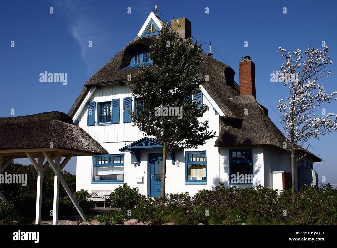 house building beach seaside the beach seashore germany german federal ...