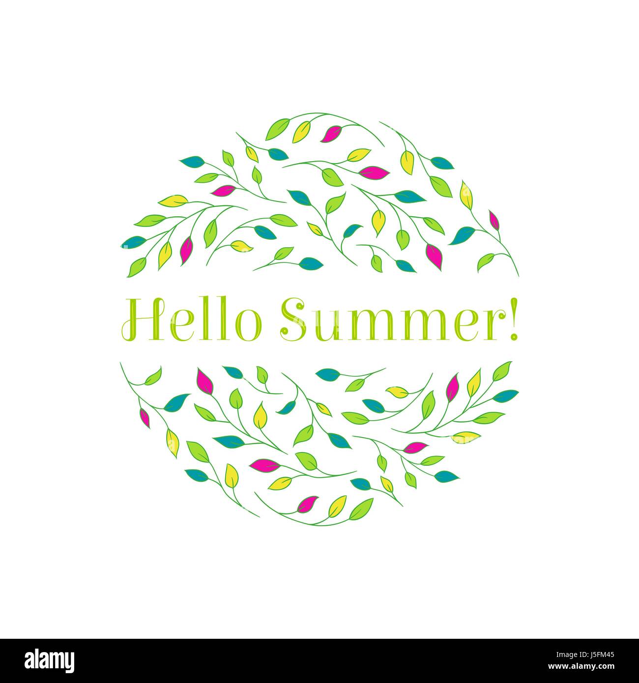 Seasonal image summer Stock Vector Images - Alamy