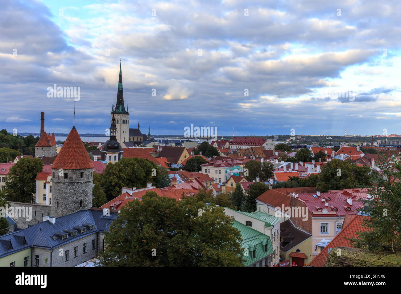 Aerial view toompea castle hi-res stock photography and images - Alamy