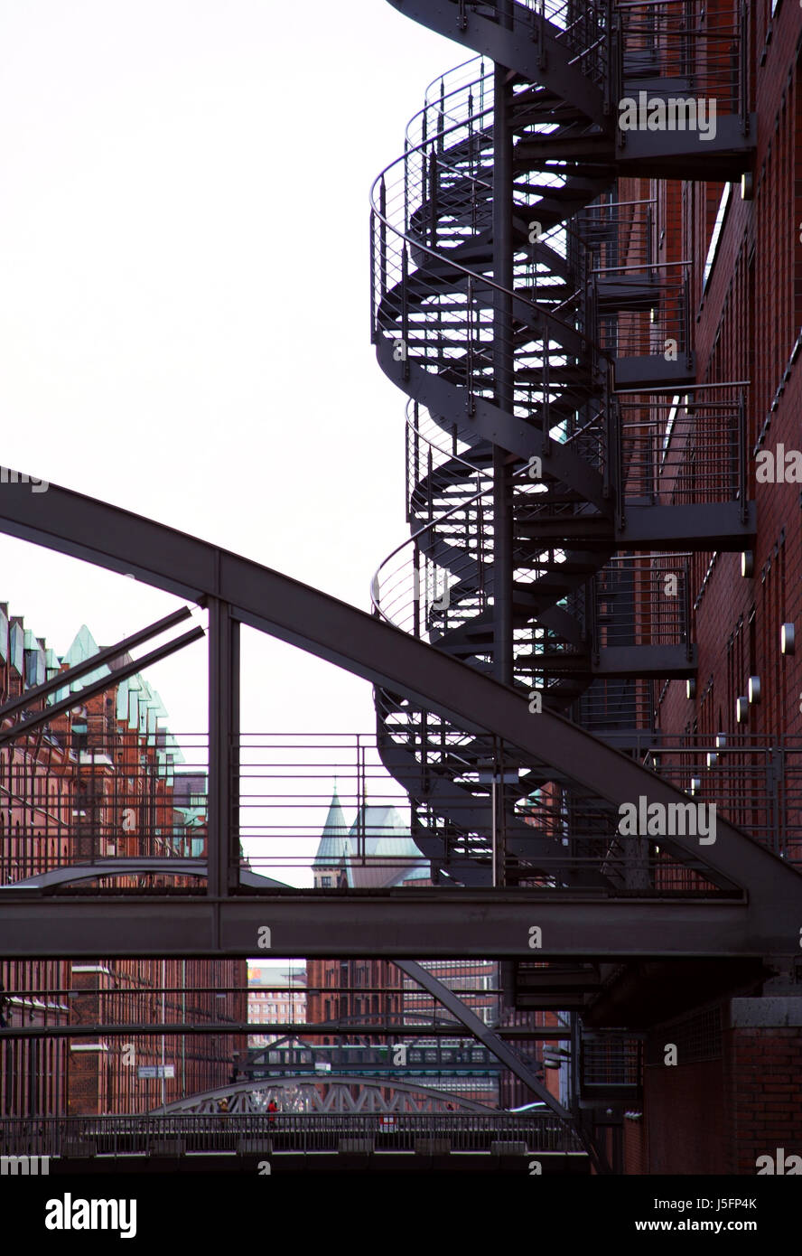 stairs historical metropolis bridge steel germany german federal ...