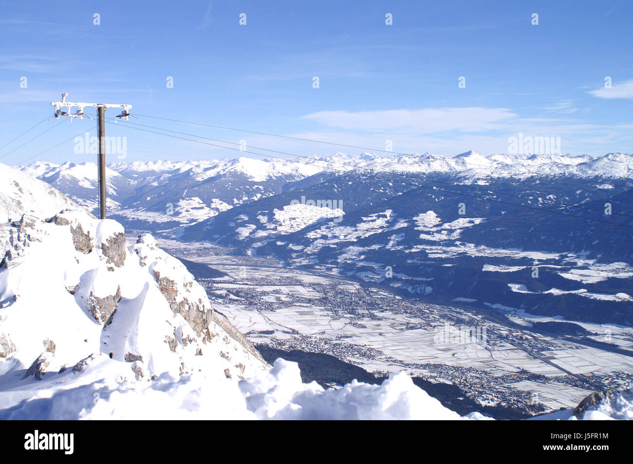 city town winter sight view outlook perspective vista panorama lookout ...