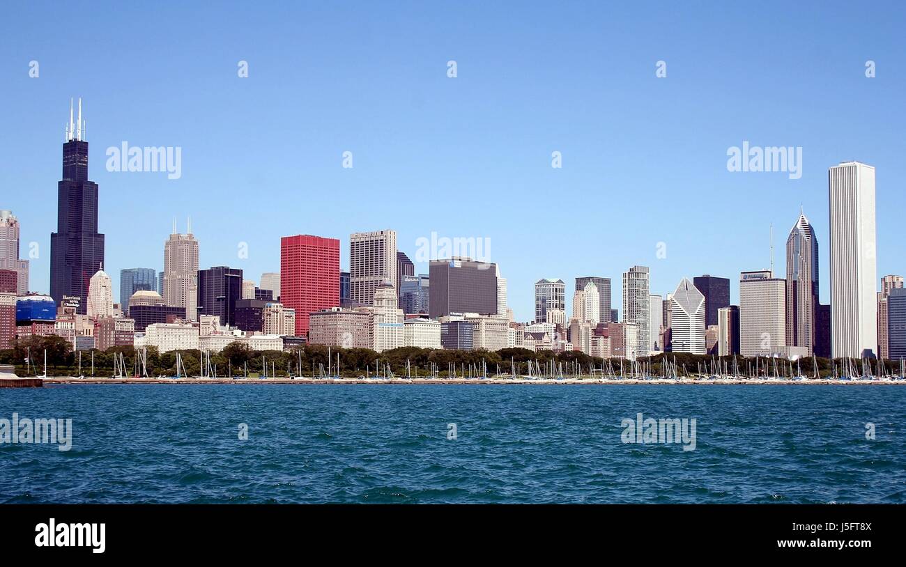chicago - skyline Stock Photo - Alamy