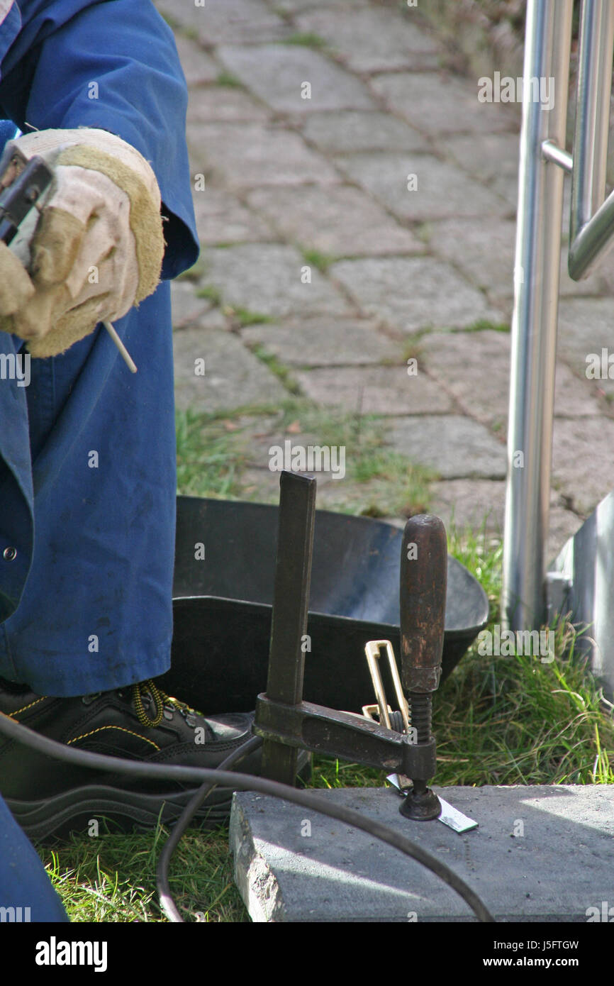 blue stone crouch high-grade steel metal dirty globe planet earth world ...