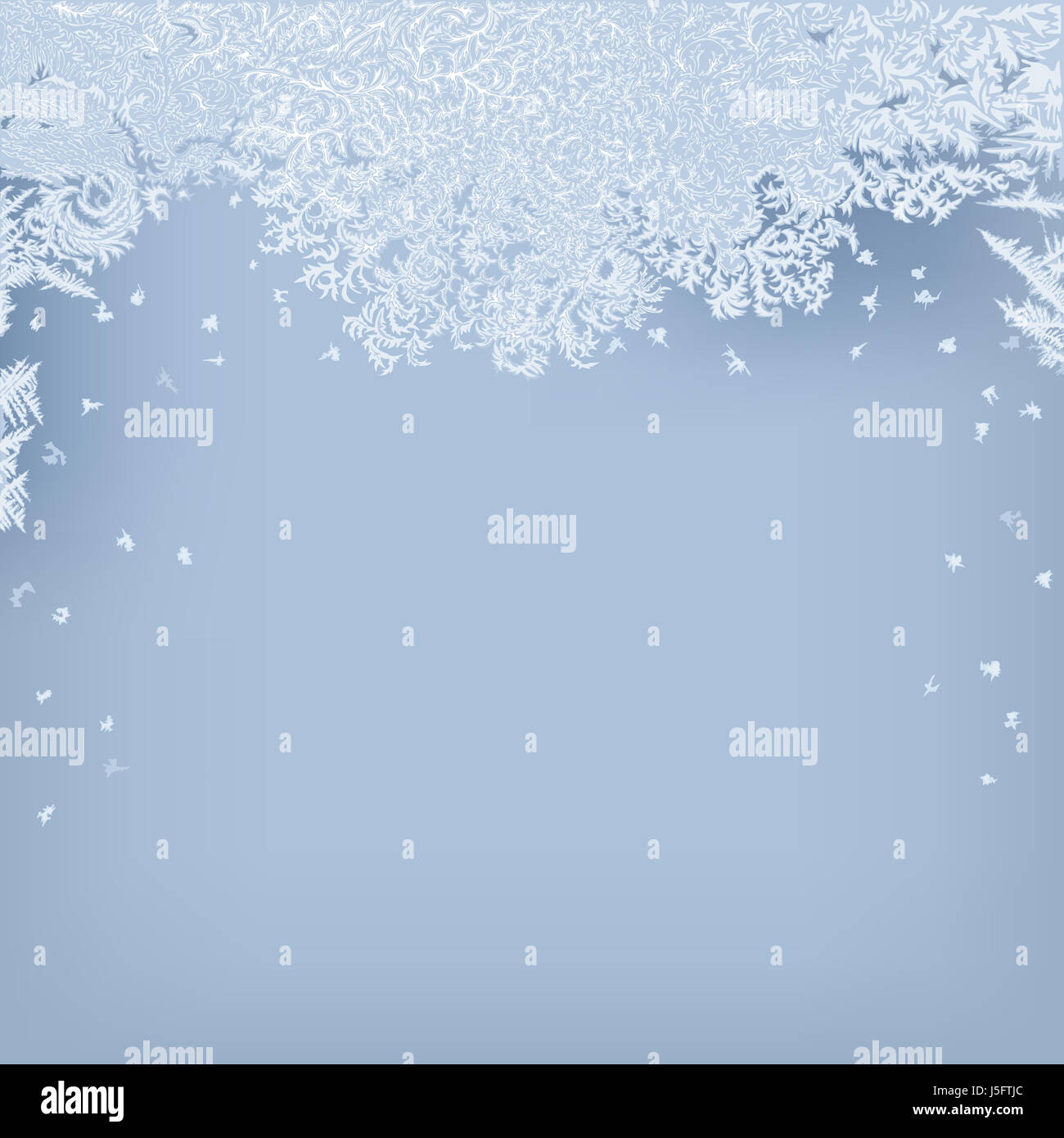 Frosty background. Hand drawn digital illustration of intricate frost ...