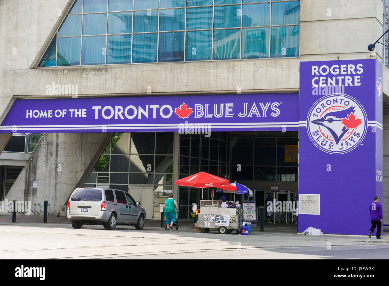 View of the Rogers center Toronto city, Canada Stock Photo - Alamy
