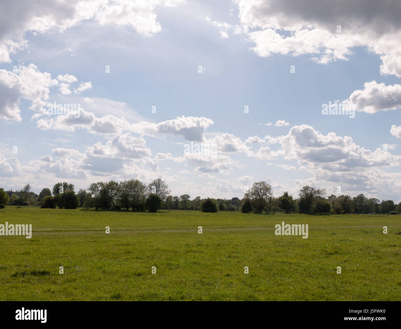 a walking path through an open countryside in the heartland of ...
