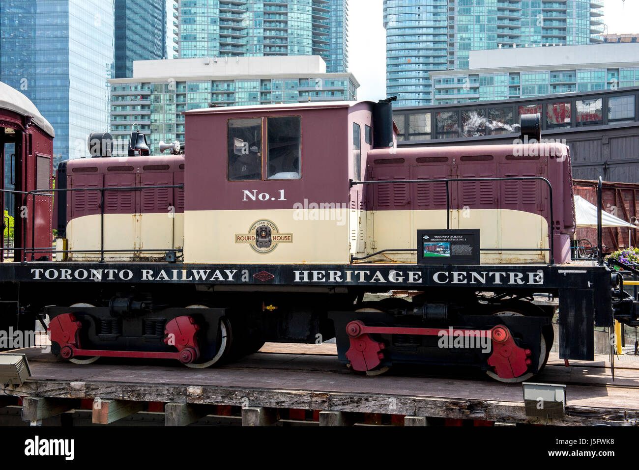 View at Toronto railway heritage centre in Toronto City, Ontario ...