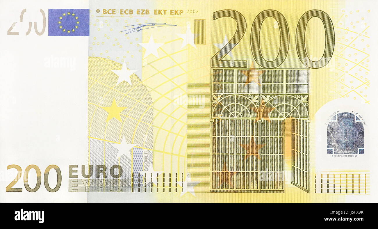 200 euro bill Stock Photo - Alamy