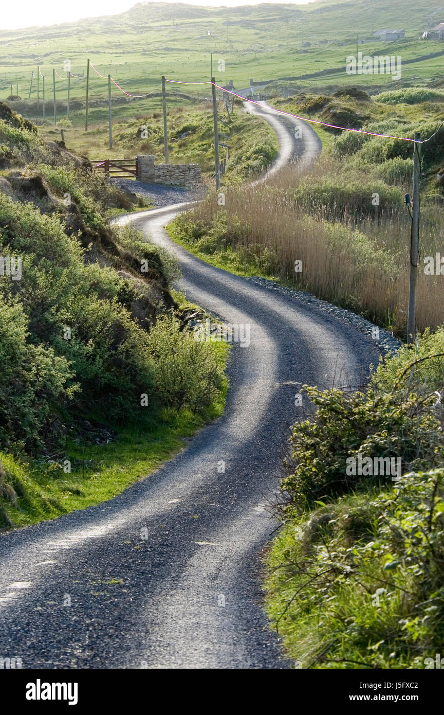 mountains green goal passage gate archgway gantry hilly ireland ...