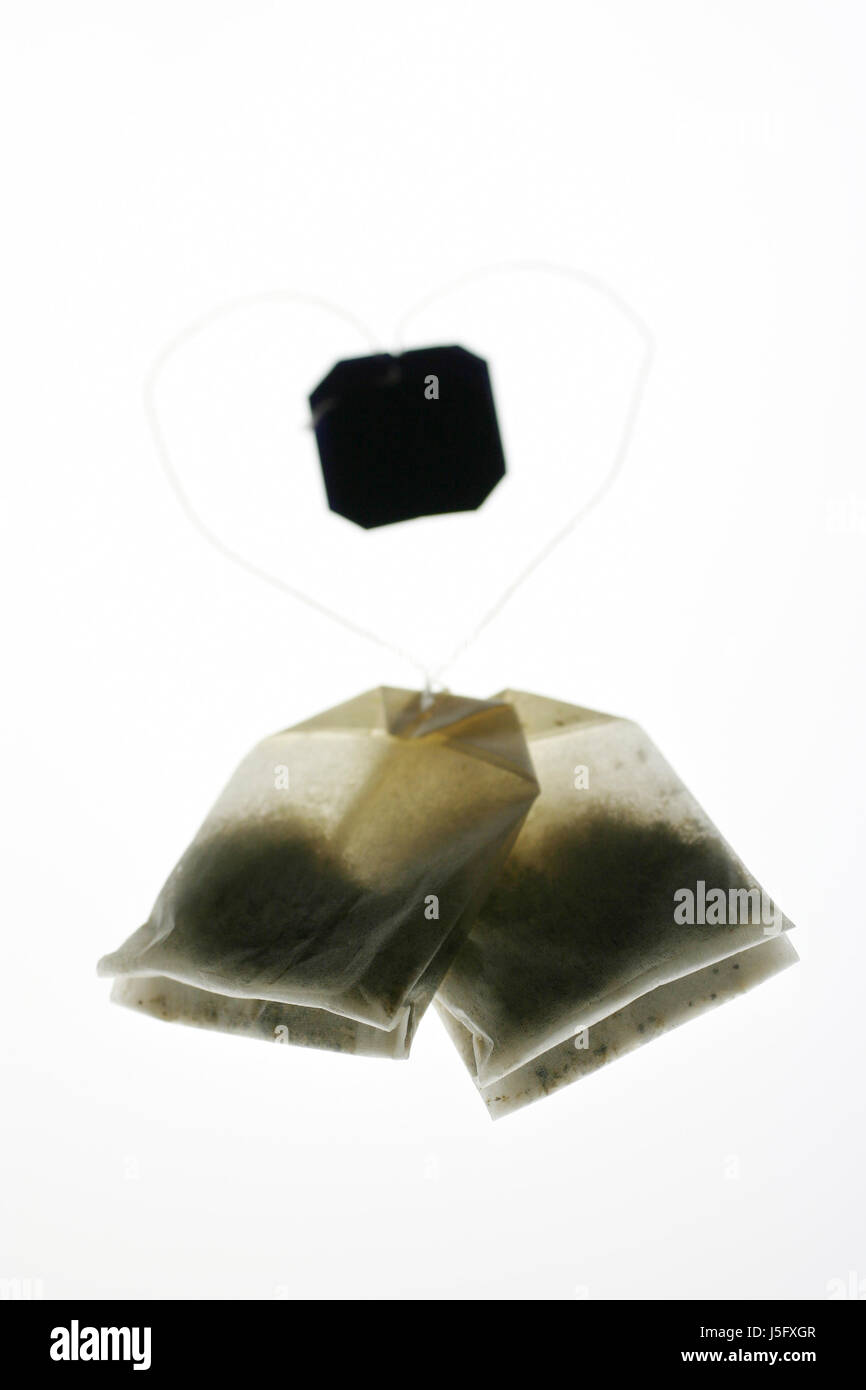 Heart shaped tea bag hi-res stock photography and images - Alamy