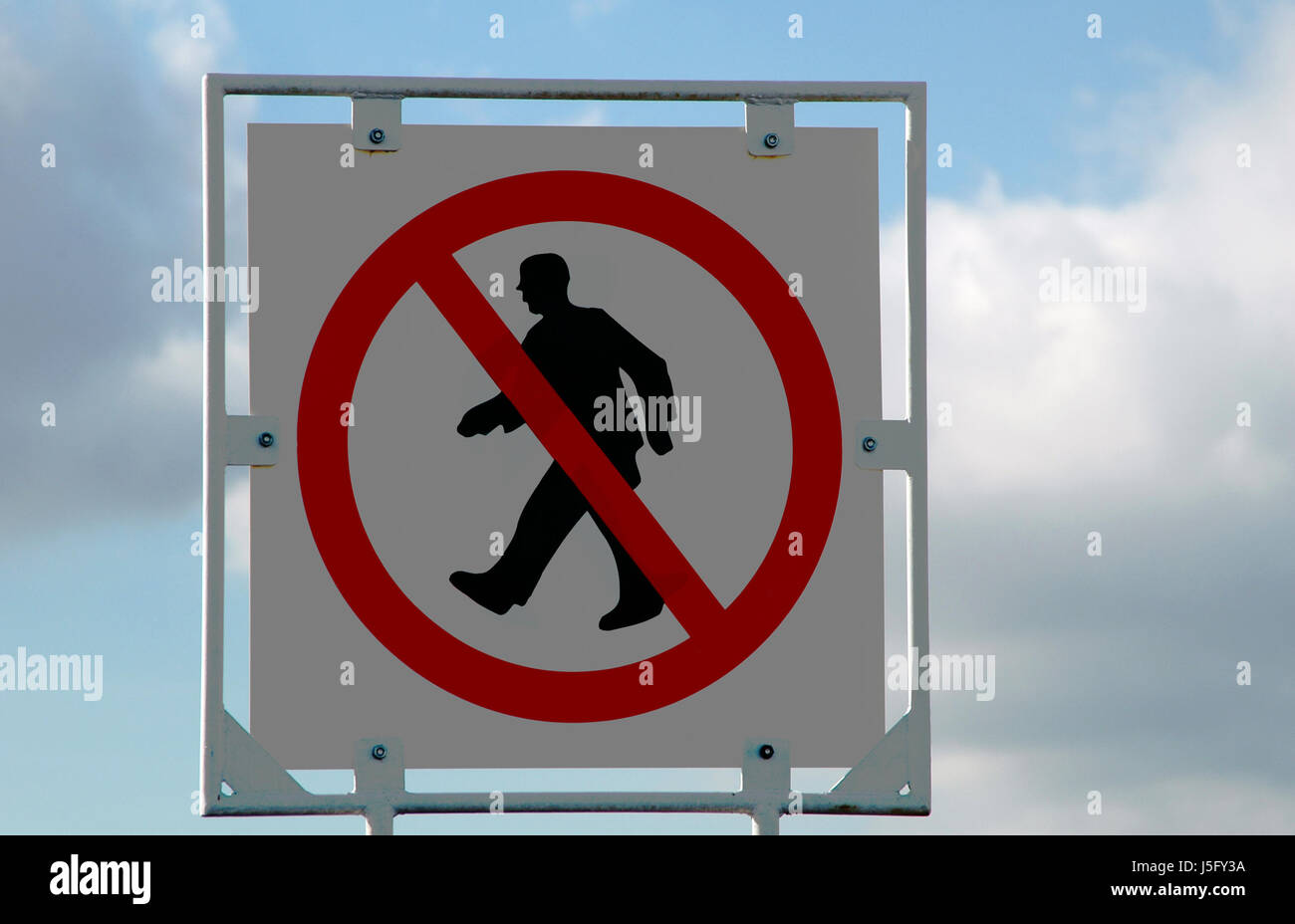 sign signal danger person goal passage gate archgway gantry attention ...