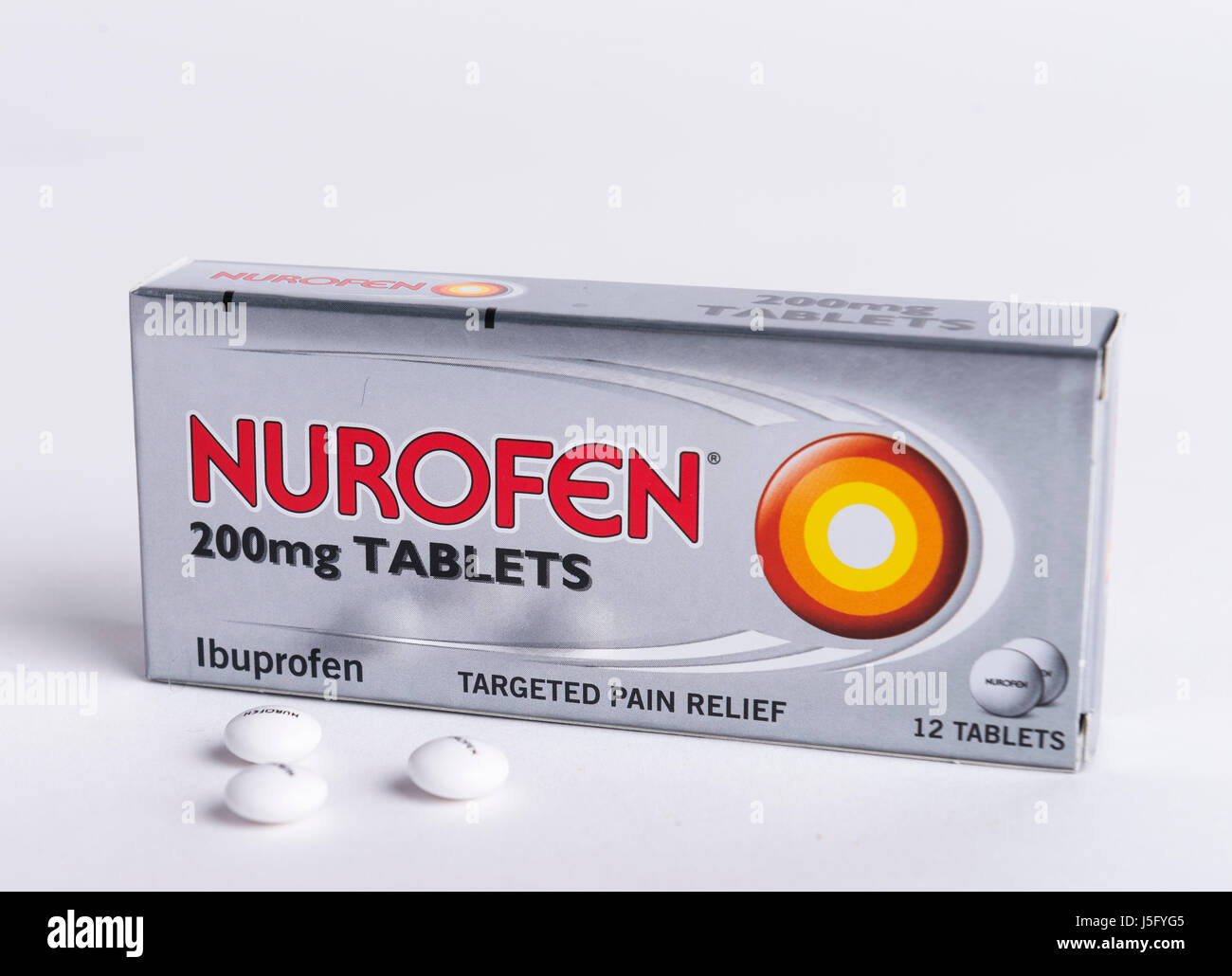 Nurofen on which background cut-out Stock Photo - Alamy