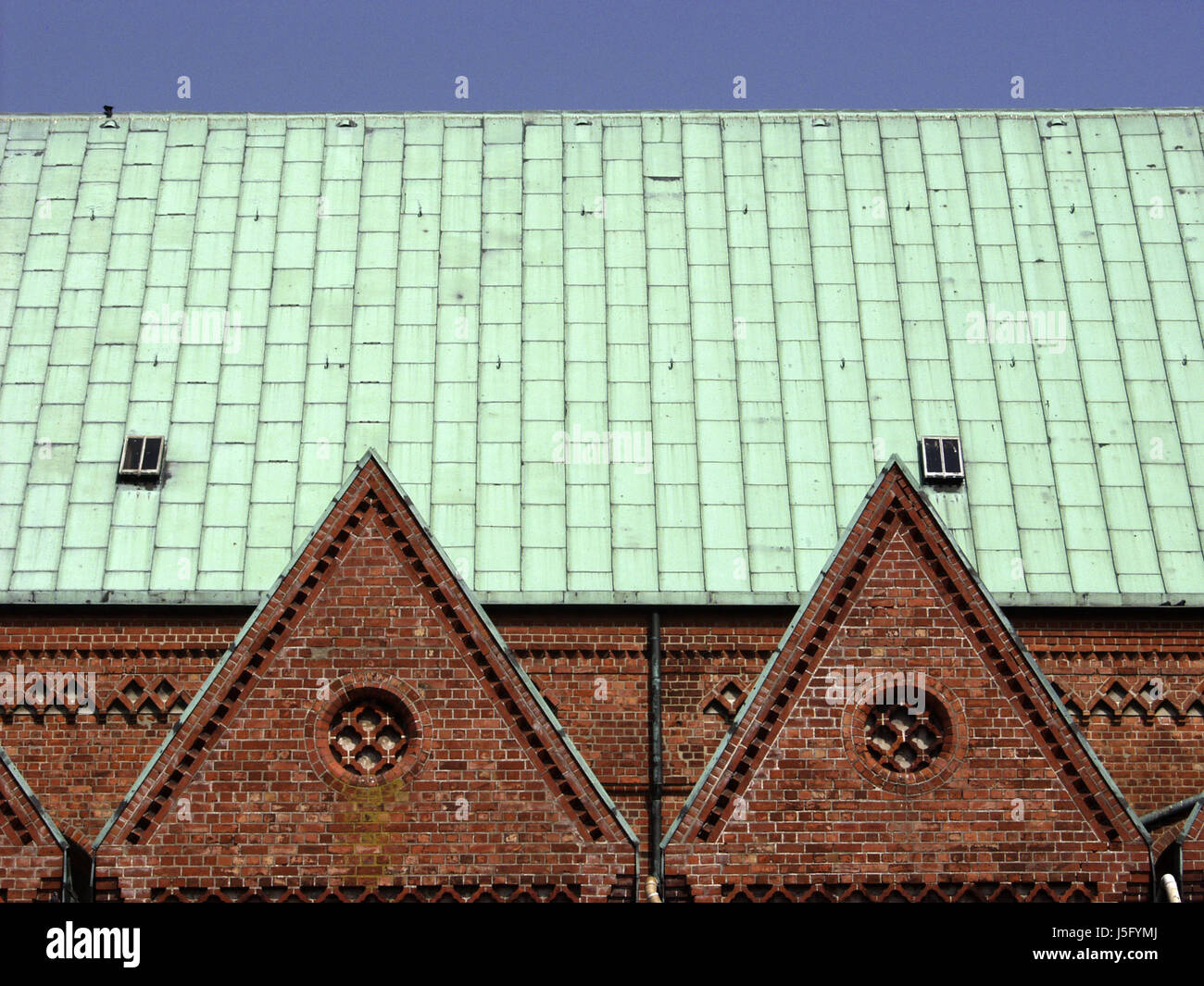 church green roofs brick churches protect protection shingles tile ...