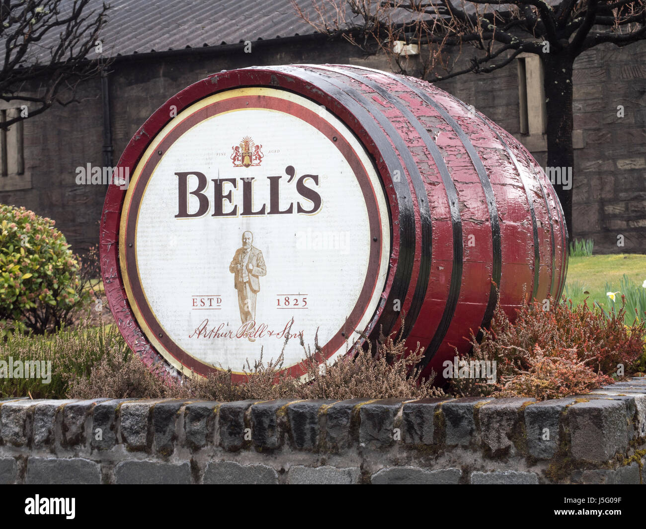 Bells whiskey cask hi-res stock photography and images - Alamy