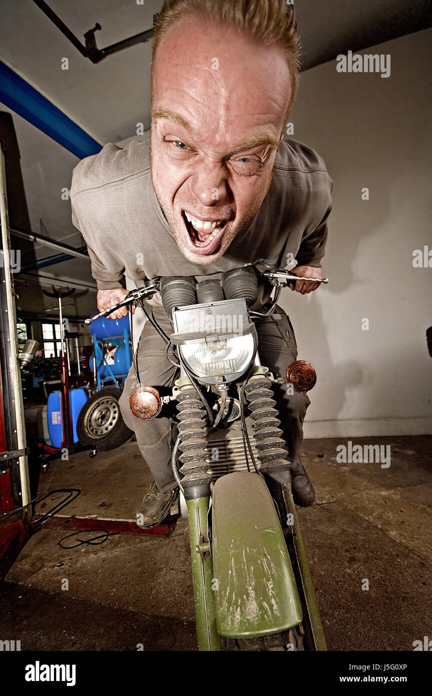 engine drive motor teeth wheels motorcyclist locksmith workshop driver ...