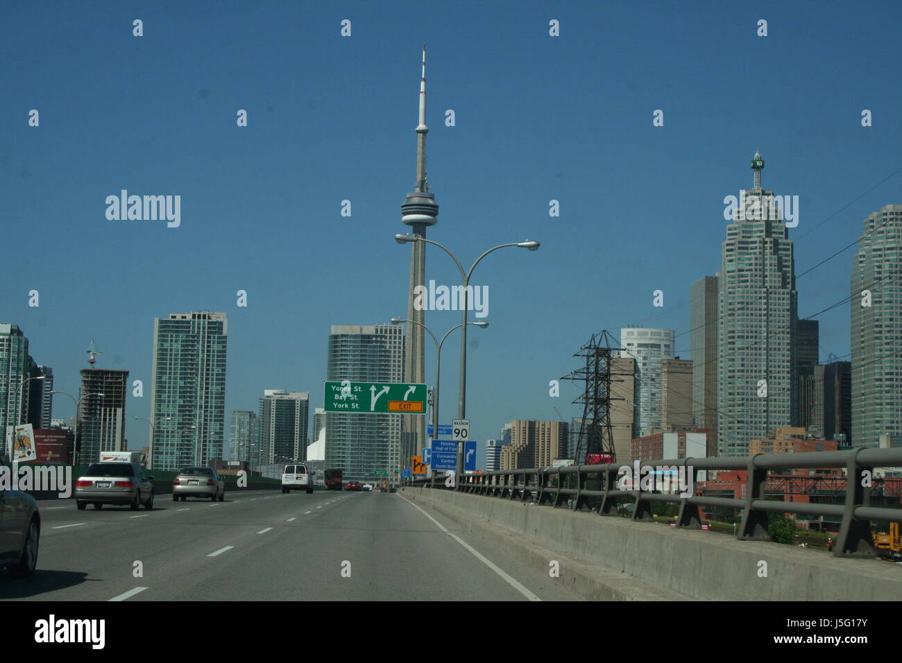 city town canada motorway highway ontario downtown toronto stadt kanada ...