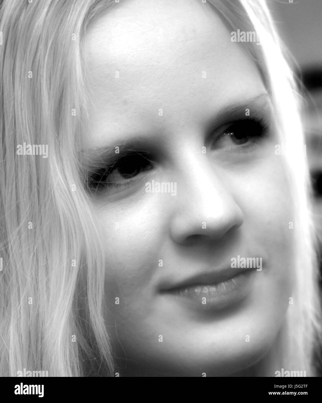 woman beautiful beauteously nice face portrait skin eyes soft delicate ...