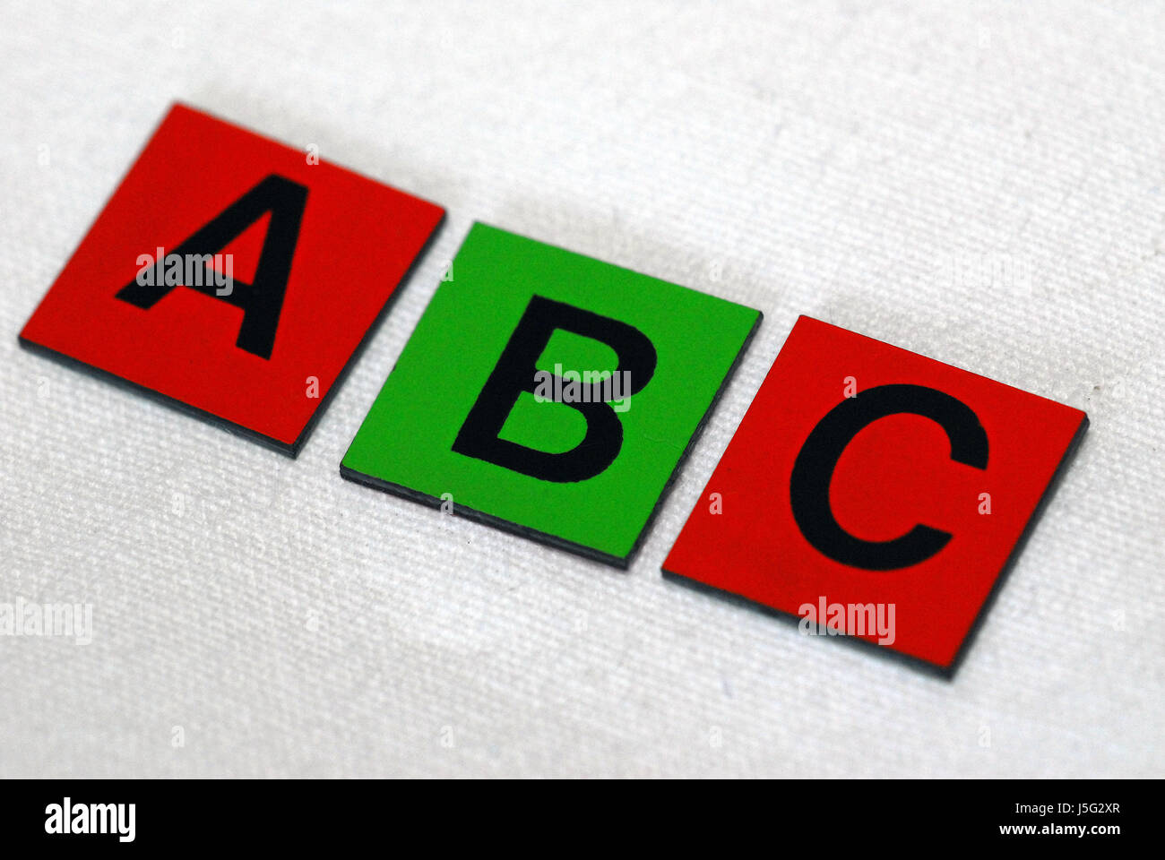 abc red green Stock Photo - Alamy