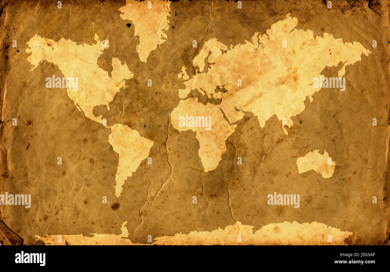 Old world globe map hi-res stock photography and images - Alamy