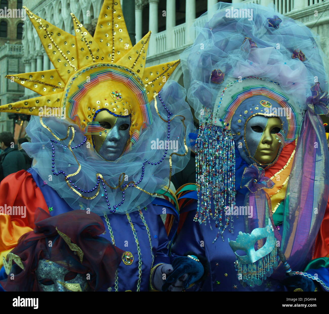 blue face human human being person venice silver channel disguised ...