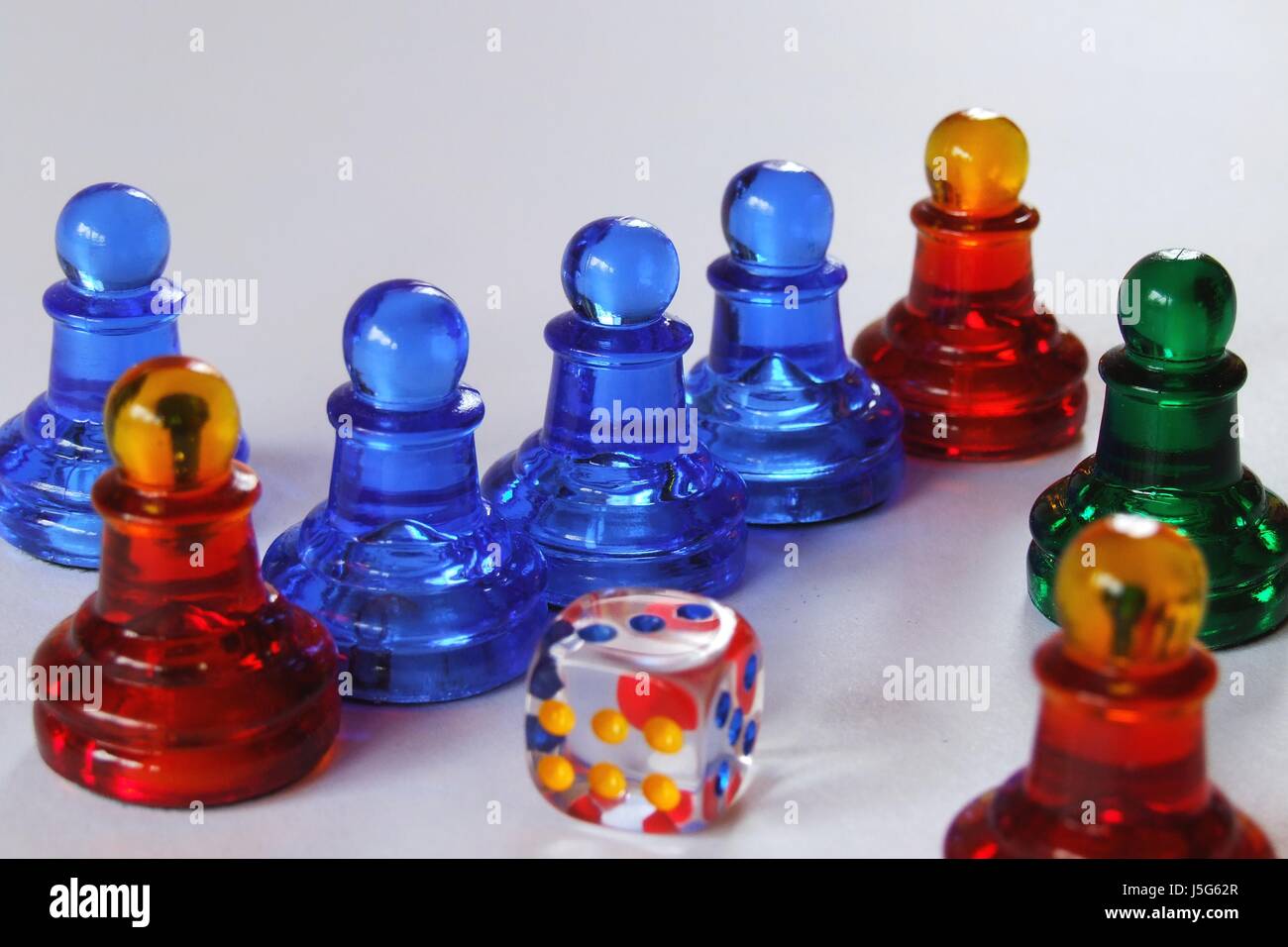 colorful glass figures Stock Photo - Alamy
