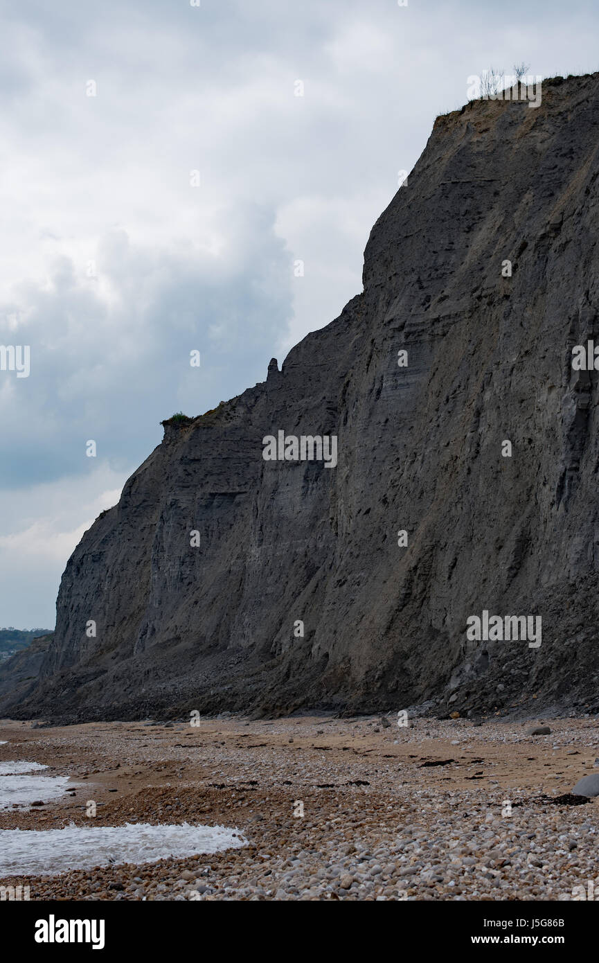 Fossil-enriched cliffs, Charmouth Stock Photo - Alamy