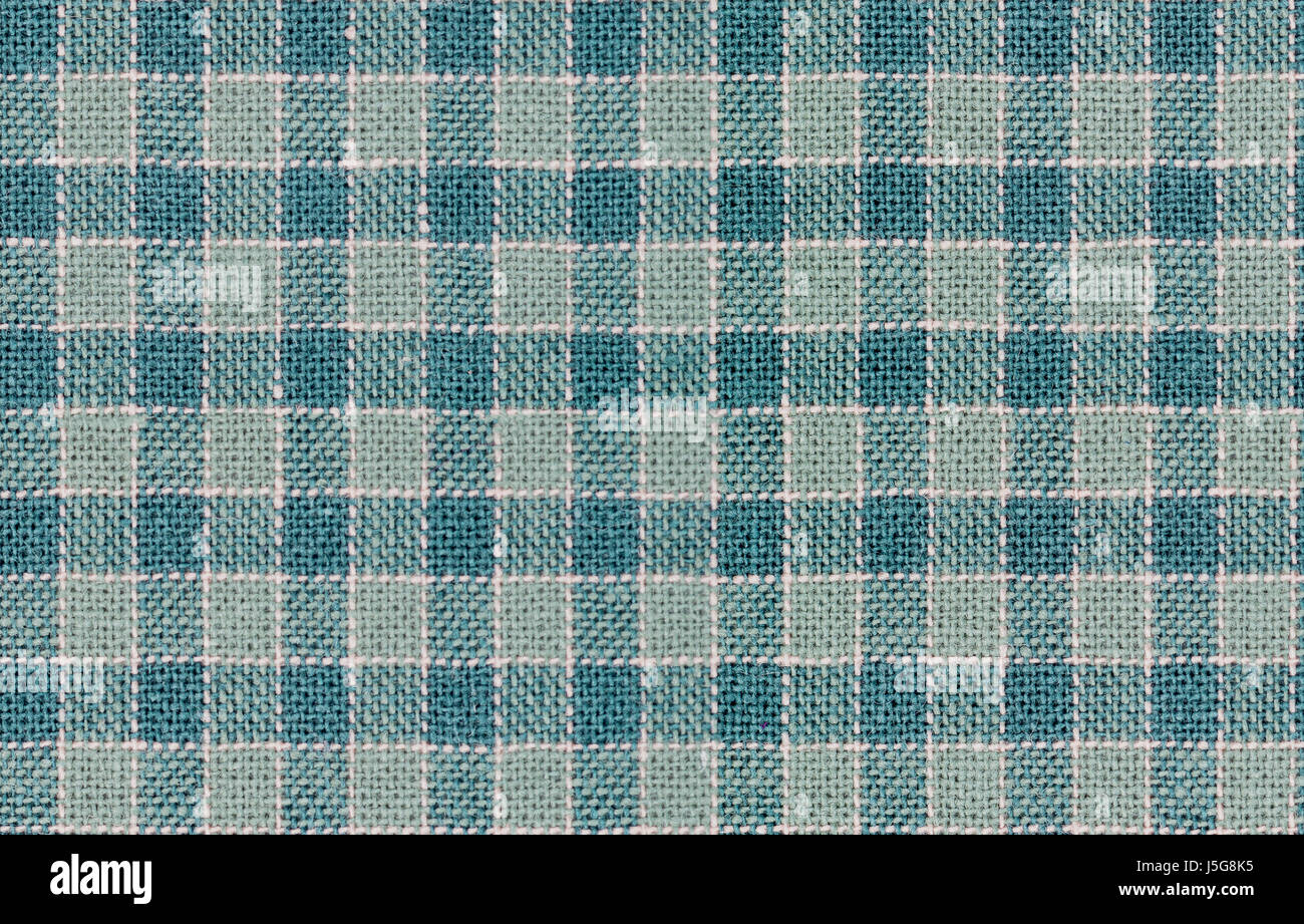 Seamless green checkered fabric texture Stock Photo - Alamy