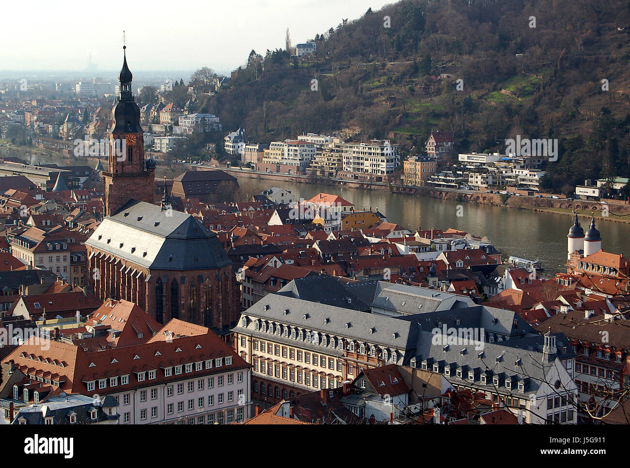 heidelberg's old town Stock Photo - Alamy