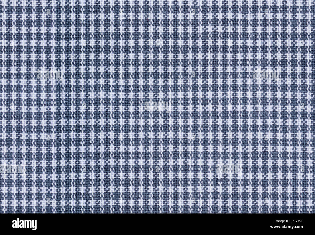Seamless black and white fabric texture Stock Photo - Alamy