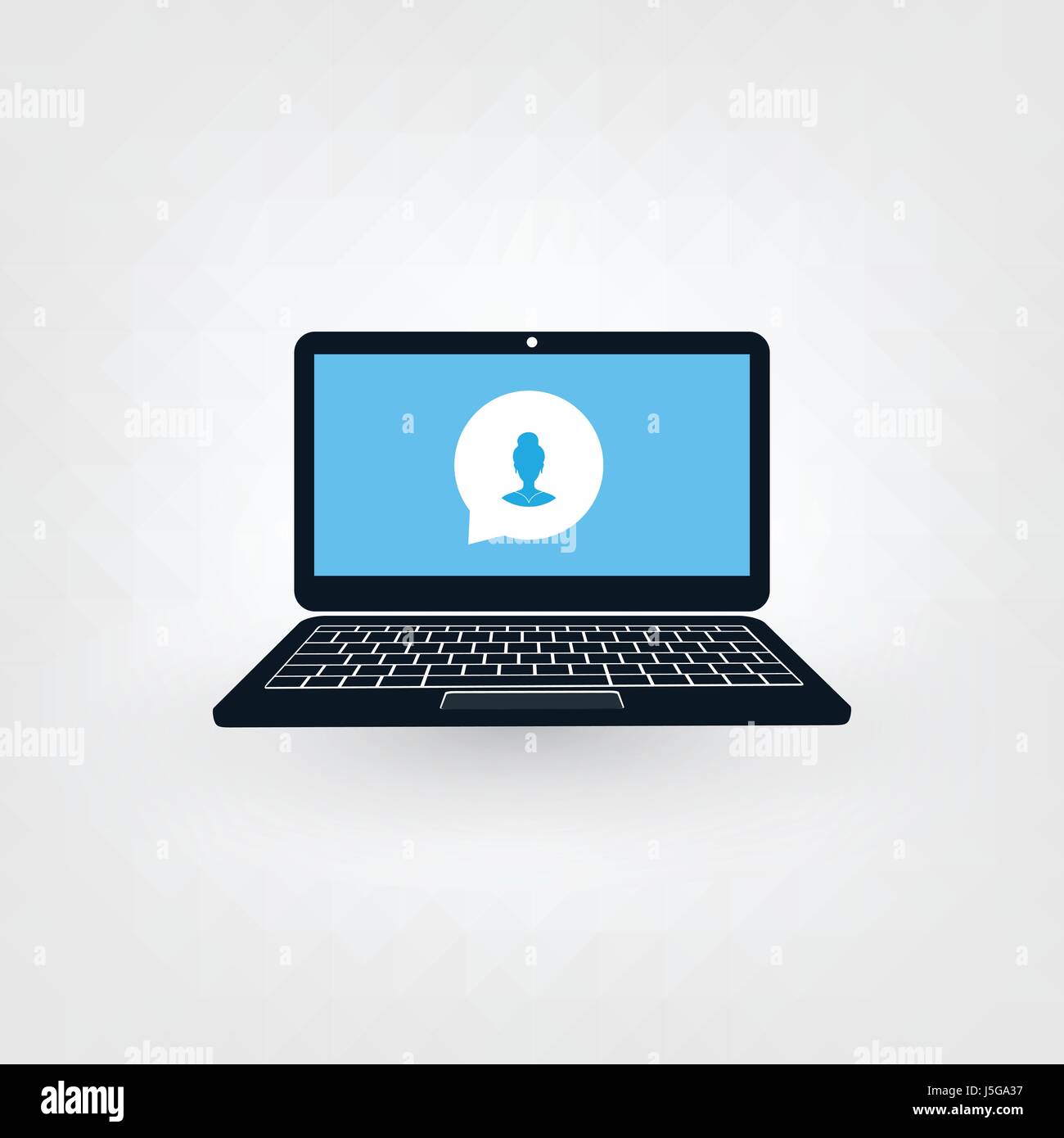 Speech data interface audio Stock Vector Images - Alamy